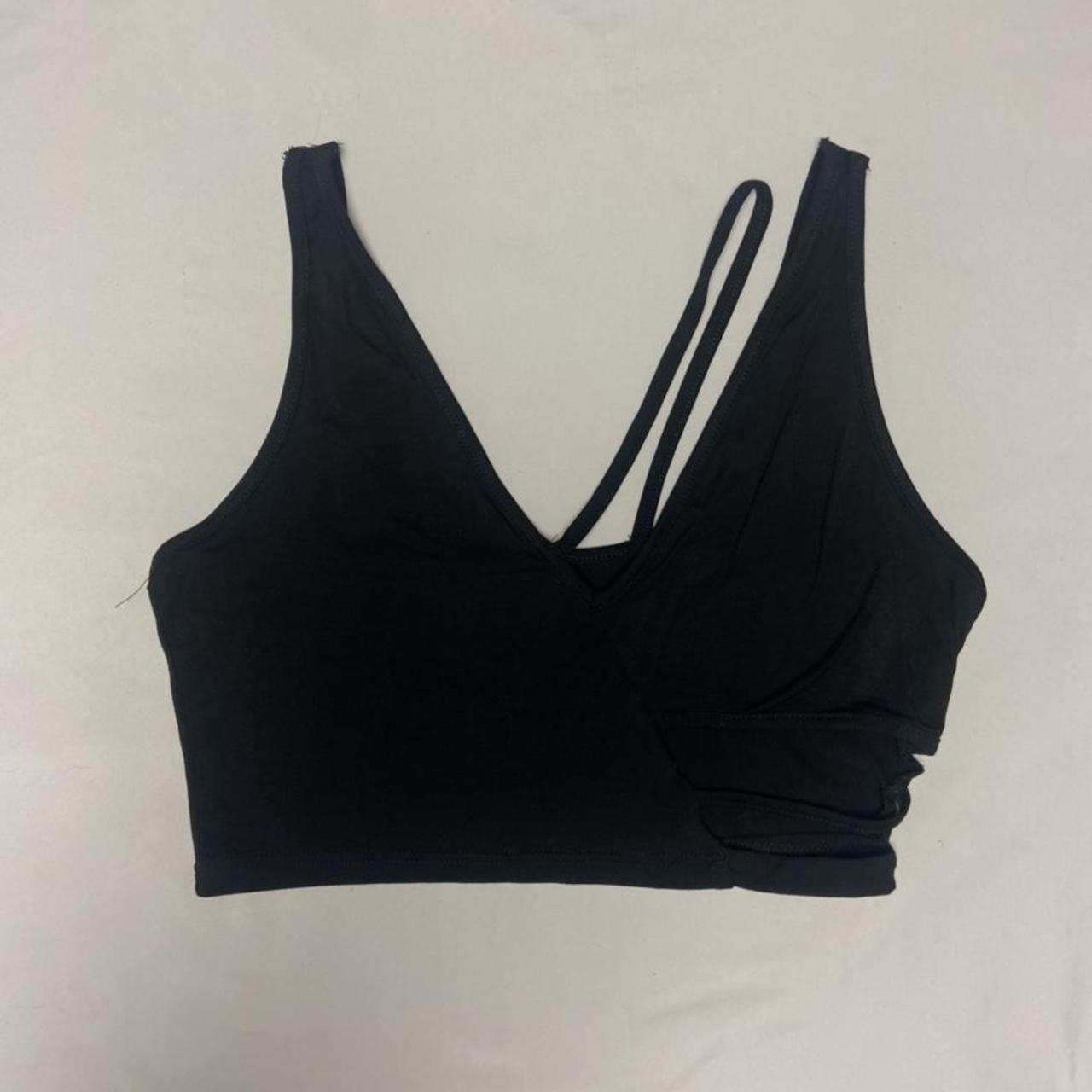 black cider asymmetrical tank top.... - Depop