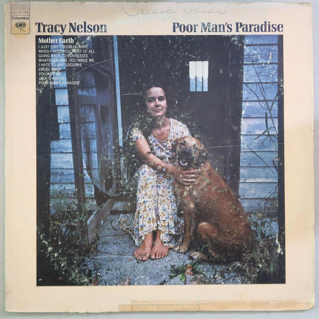TRACY NELSON- POOR MAN'S PARADISE VINYL LP GOOD... - Depop