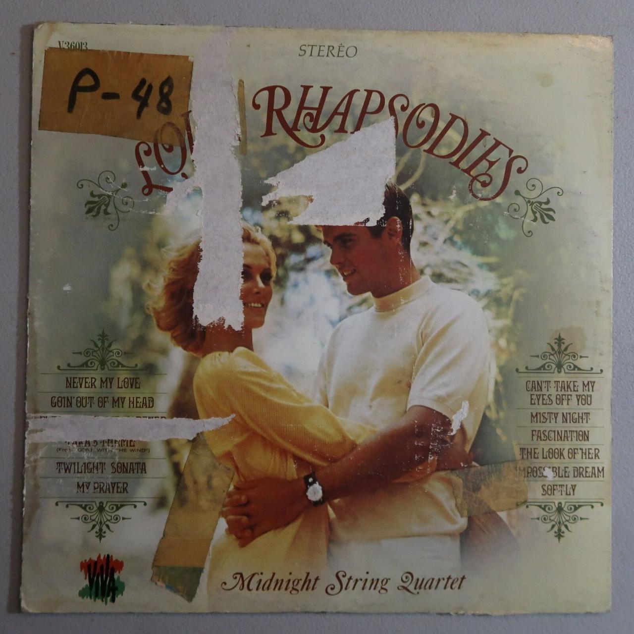 MIDNIGHT STRINGS QUARTET LOVE RHAPSODIES VINYL LP... - Depop