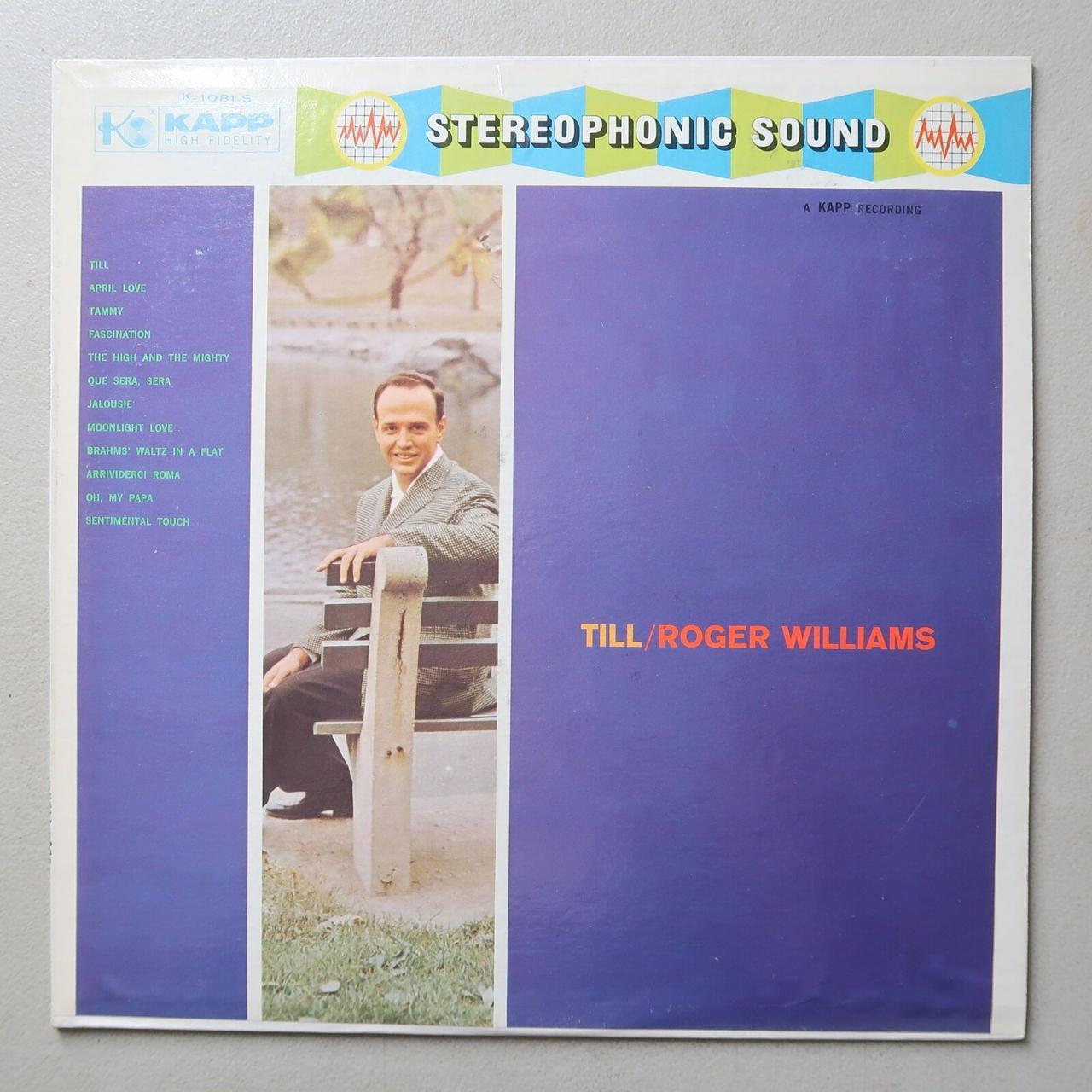 ROGER WILLIAMS TILL VINYL LP KAPP EXC 76 Here for... - Depop