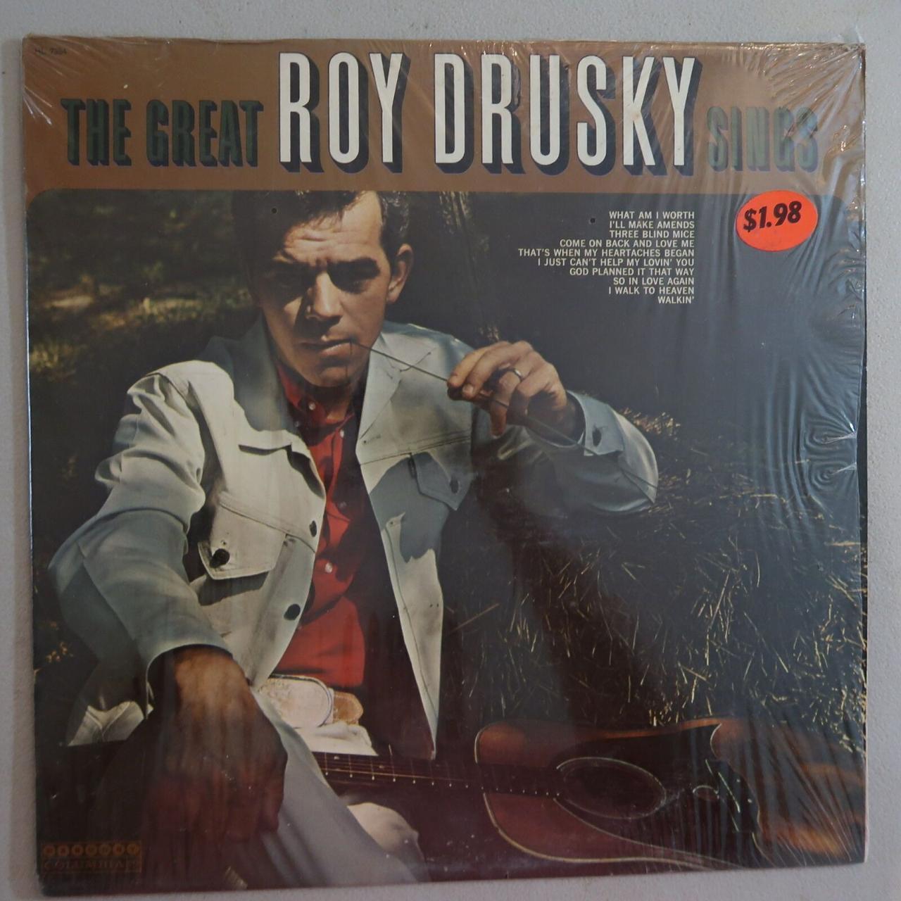 THE GREAT ROY DRUSKY SINGS VINYL LP COLUMBIA EXC... - Depop