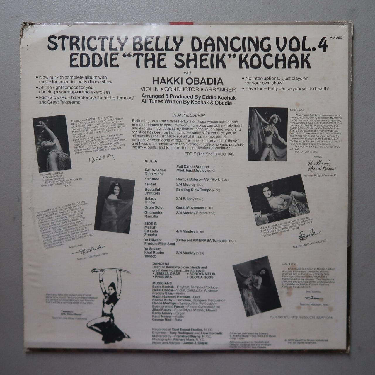 EDDIE THE SHEIK KOCHAK STRICTLY BELLY DANCING VOL. 4... - Depop