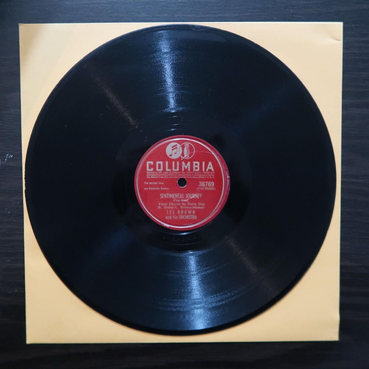 Les Brown Twilight Time Sentimental Journey 78rpm Depop