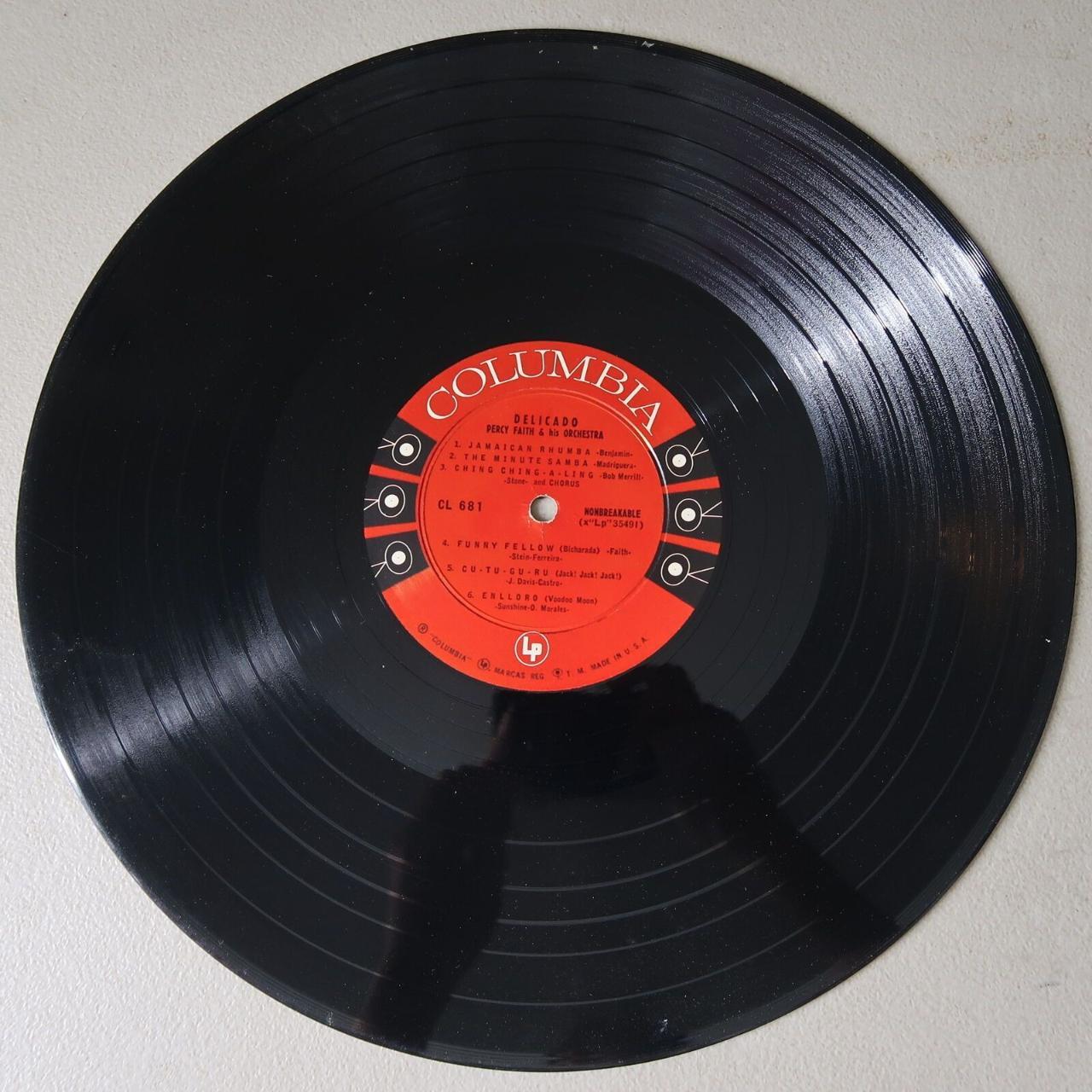 PERCY FAITH DELICADO VINYL LP COLUMBIA VG 93 Here... - Depop