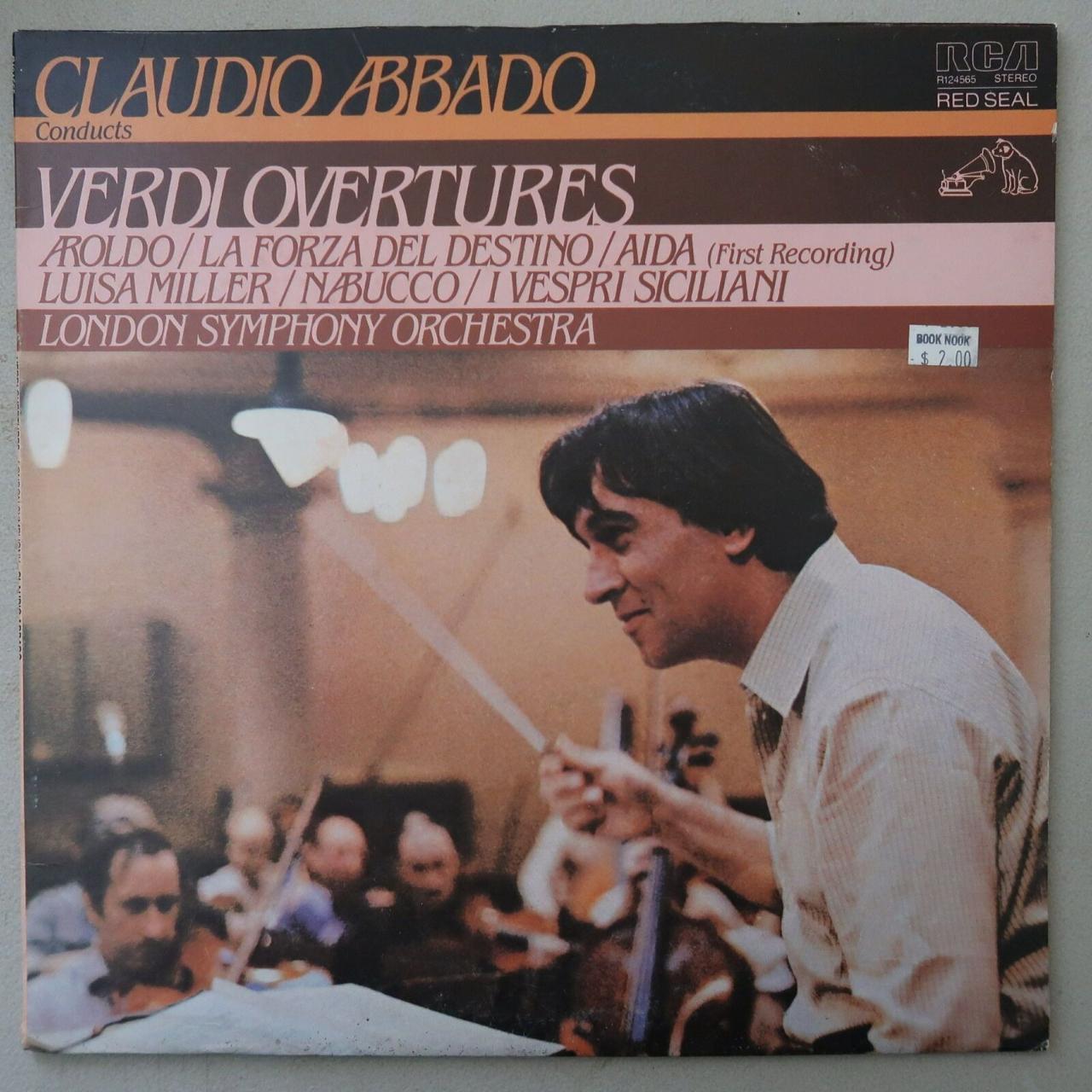 CLAUDIO ABBADO CONDUCTS VERDI OVERTURES VINYL LP RCA... - Depop