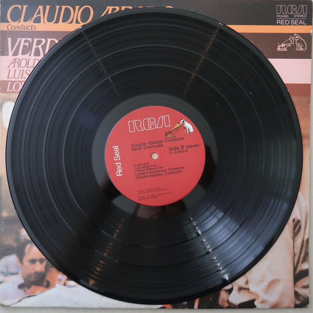 CLAUDIO ABBADO CONDUCTS VERDI OVERTURES VINYL LP RCA... - Depop