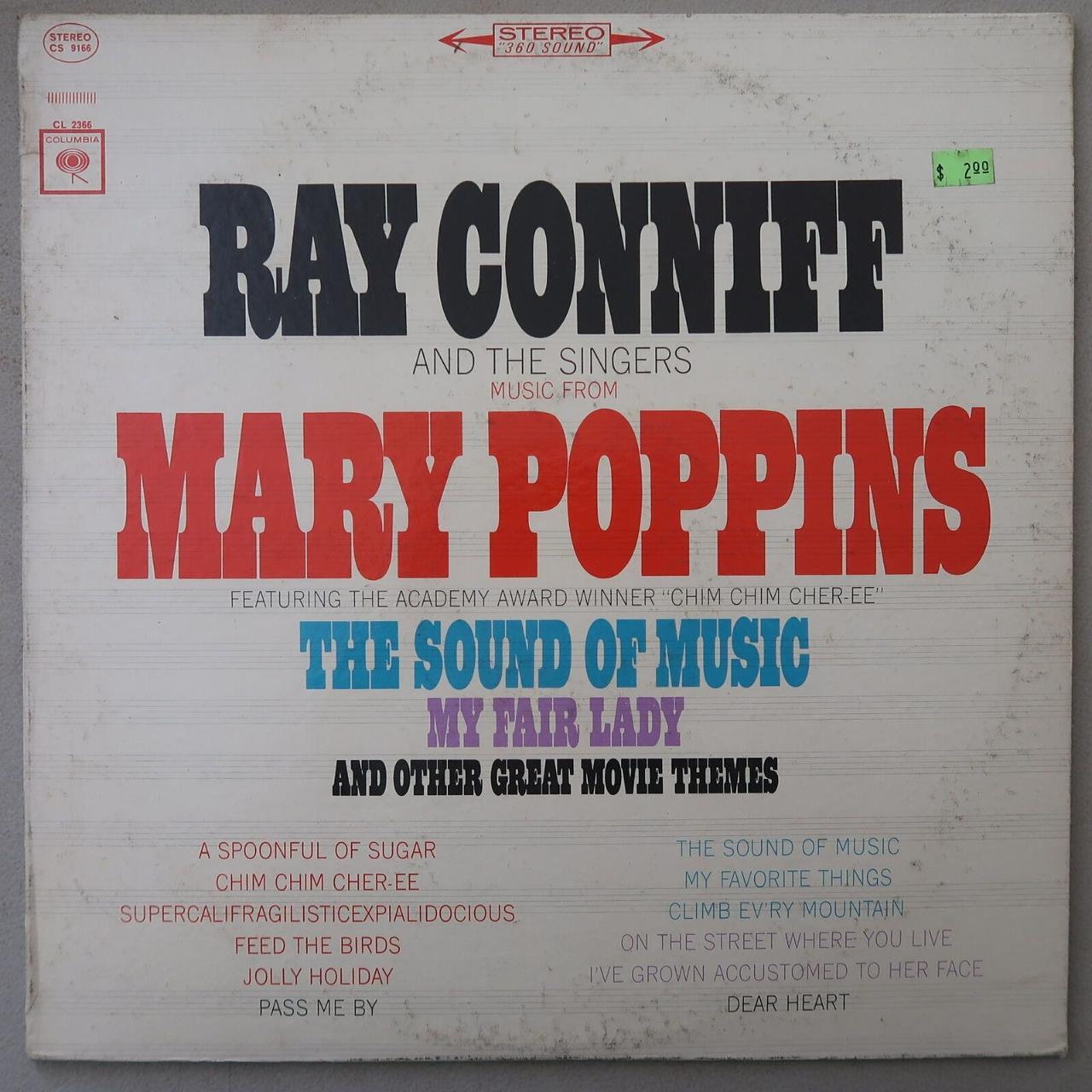 RAY CONNIFF MUSIC FROM MARY POPPINS VINYL LP... - Depop