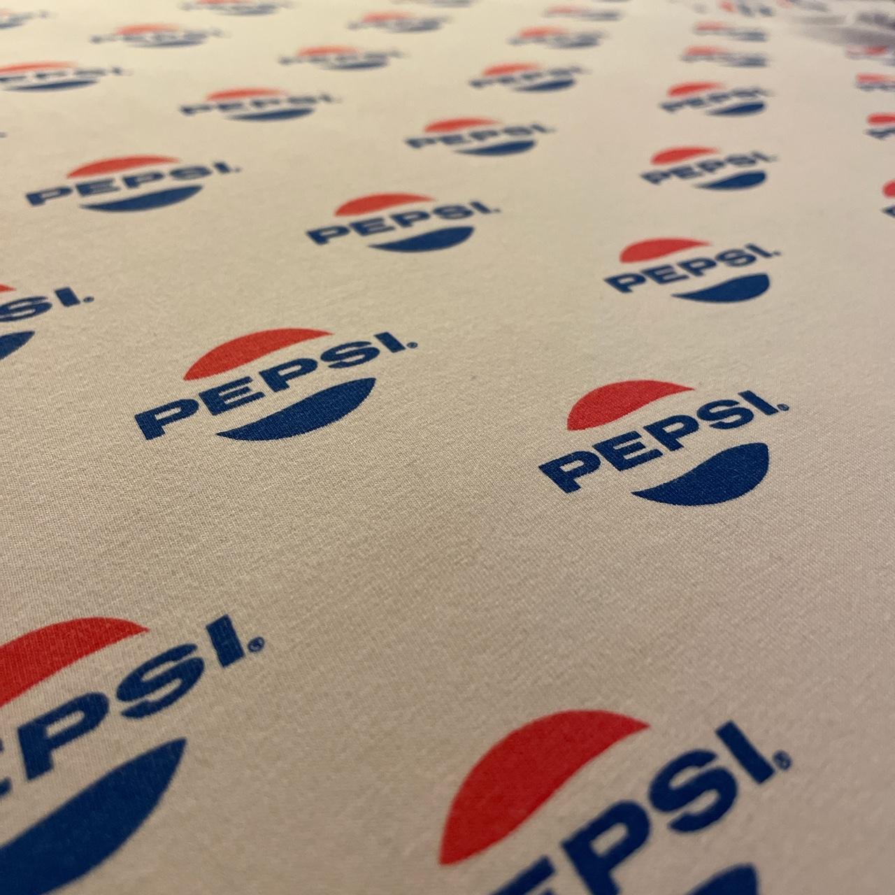 Pepsi t-shirt Allover Pepsi print in a size:... - Depop