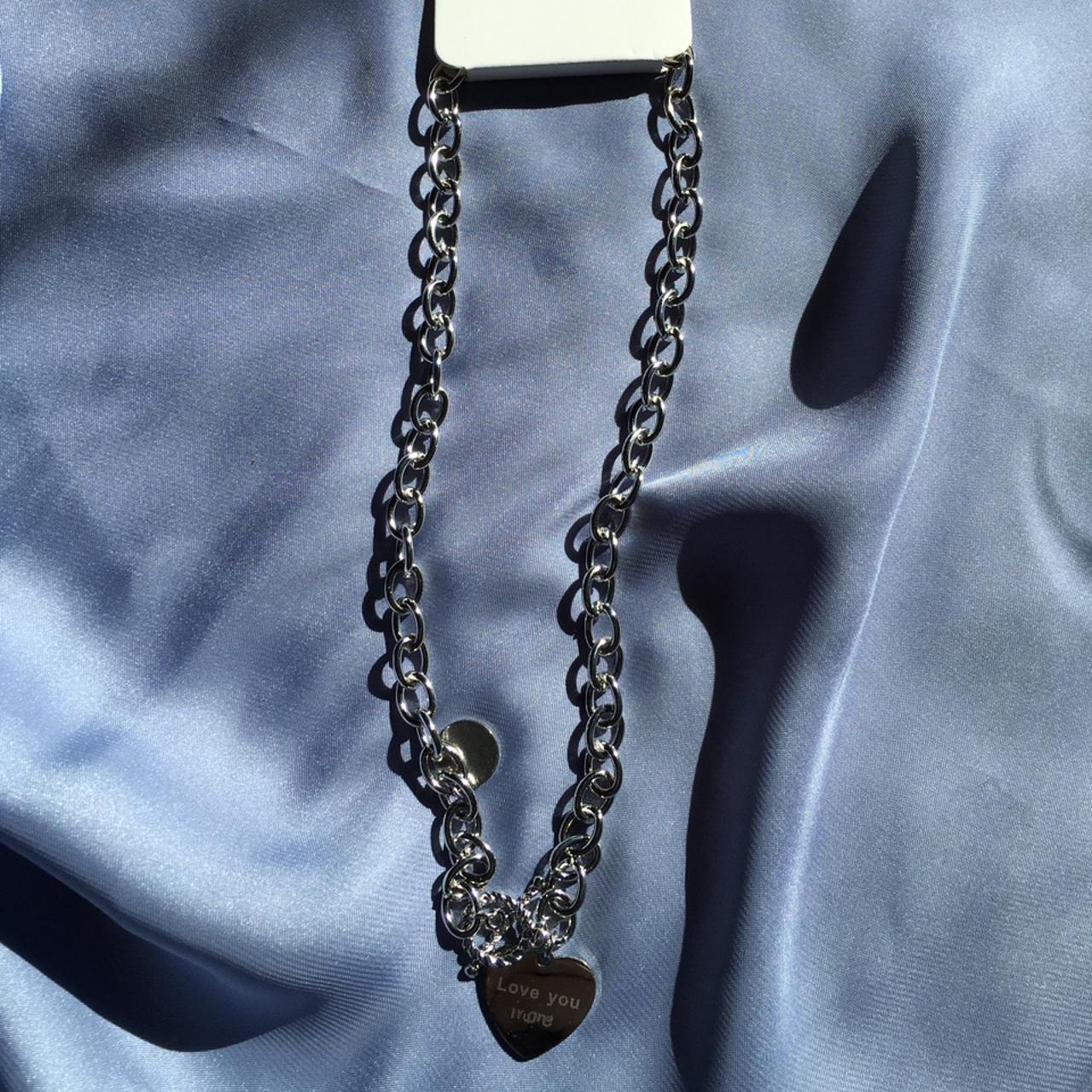 ️I love you More Chain Necklace Shipping:... - Depop