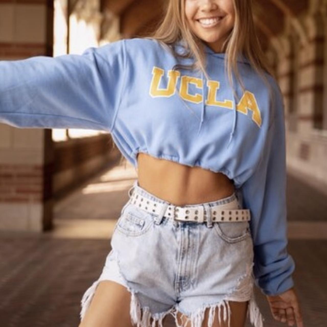 Pm me first bcs I may keep! UCLA champion cropped... - Depop