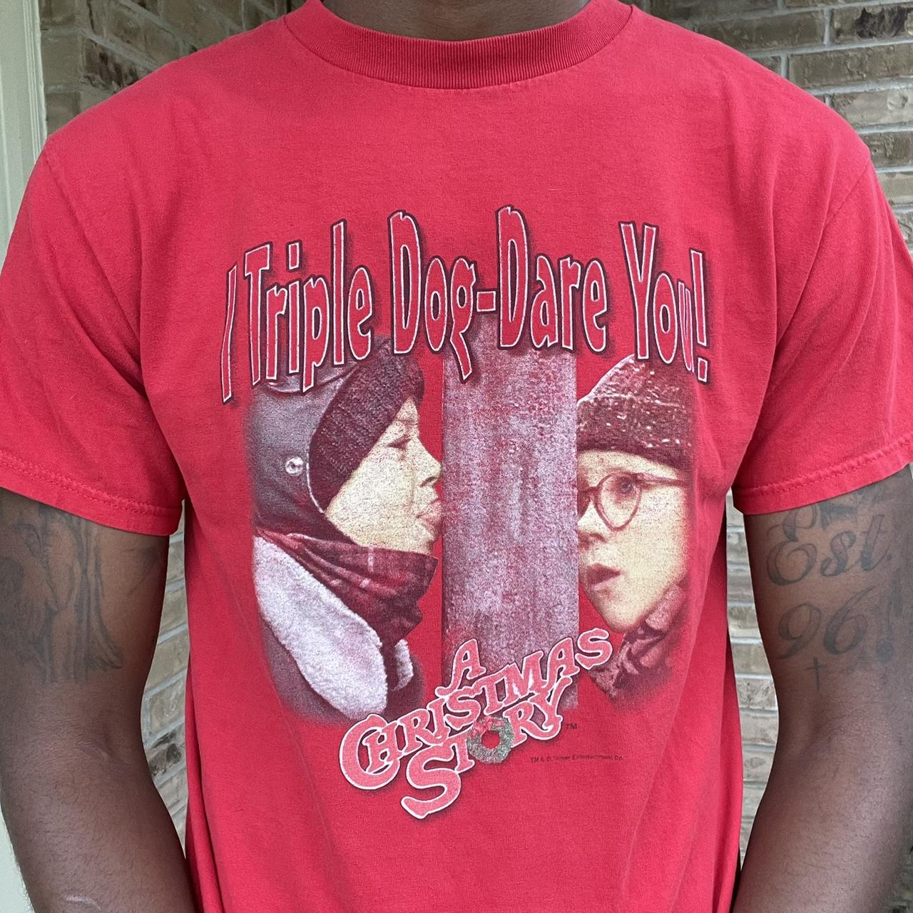Vintage Y2K A Christmas Story “I Triple Dog-Dare... - Depop