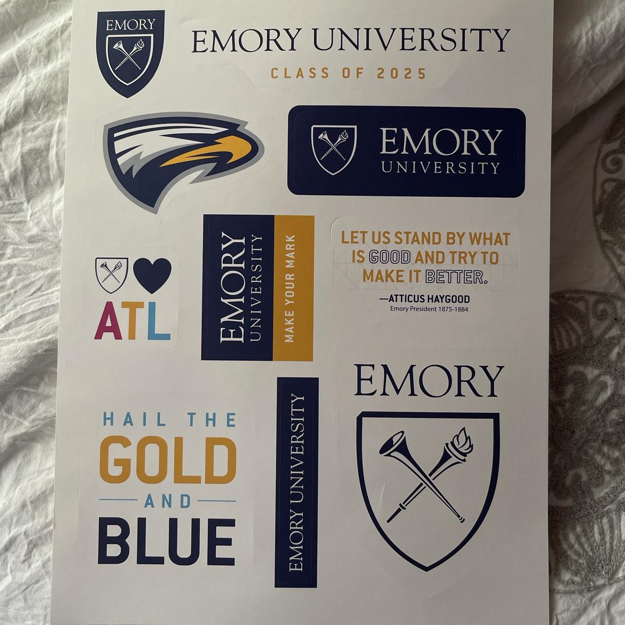 Emory university accepted stickers #stickers... - Depop