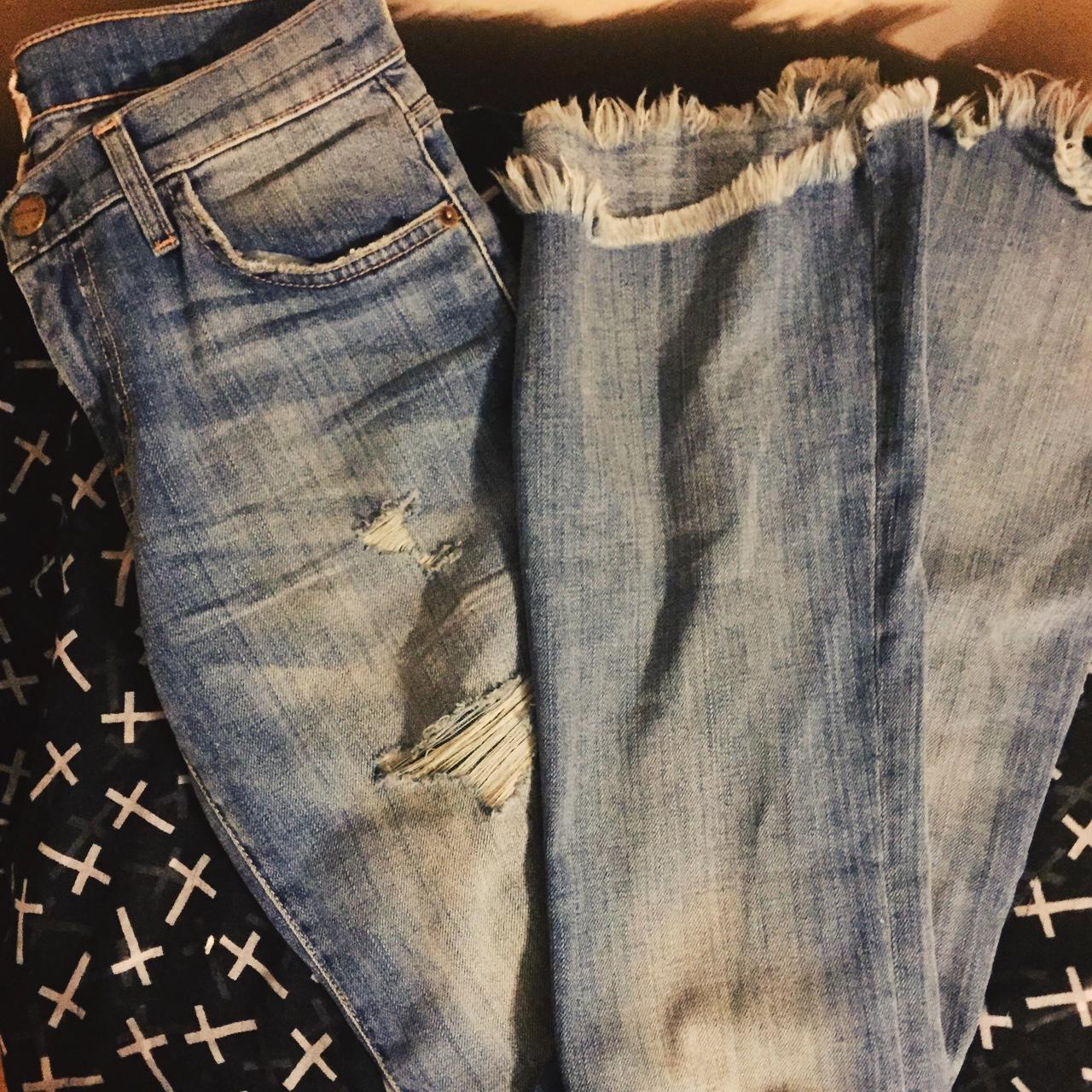 Current/Elliott The Flip Flop Jean in Super Loved... - Depop