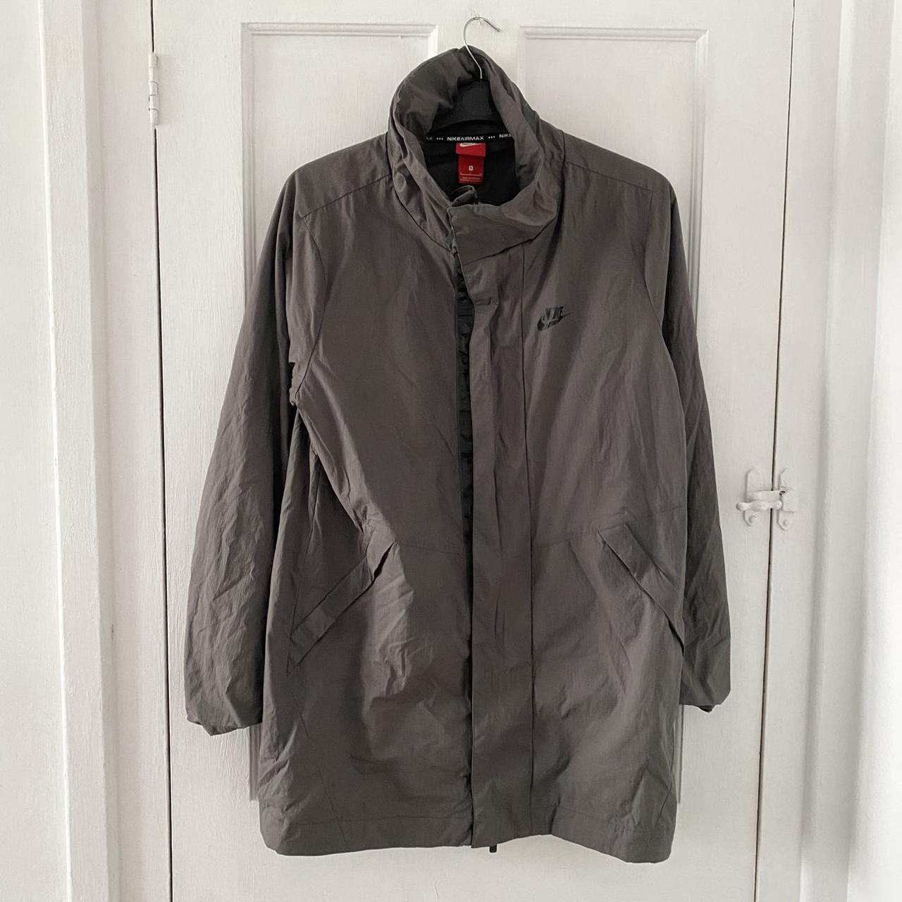 Nike Air Max Grey Jacket. Size S #grey #jacket... - Depop