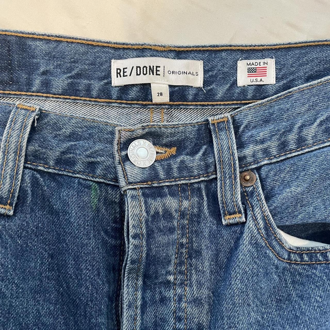 Re/done jeans. Super nice quality slim fit/cigarette... - Depop