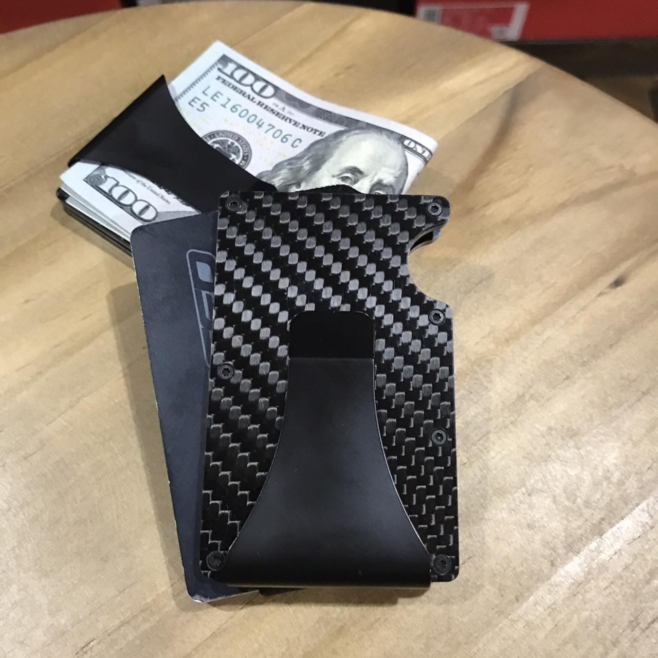 Carbon Fiber money clip. Low profile. Wallet. Metal... - Depop