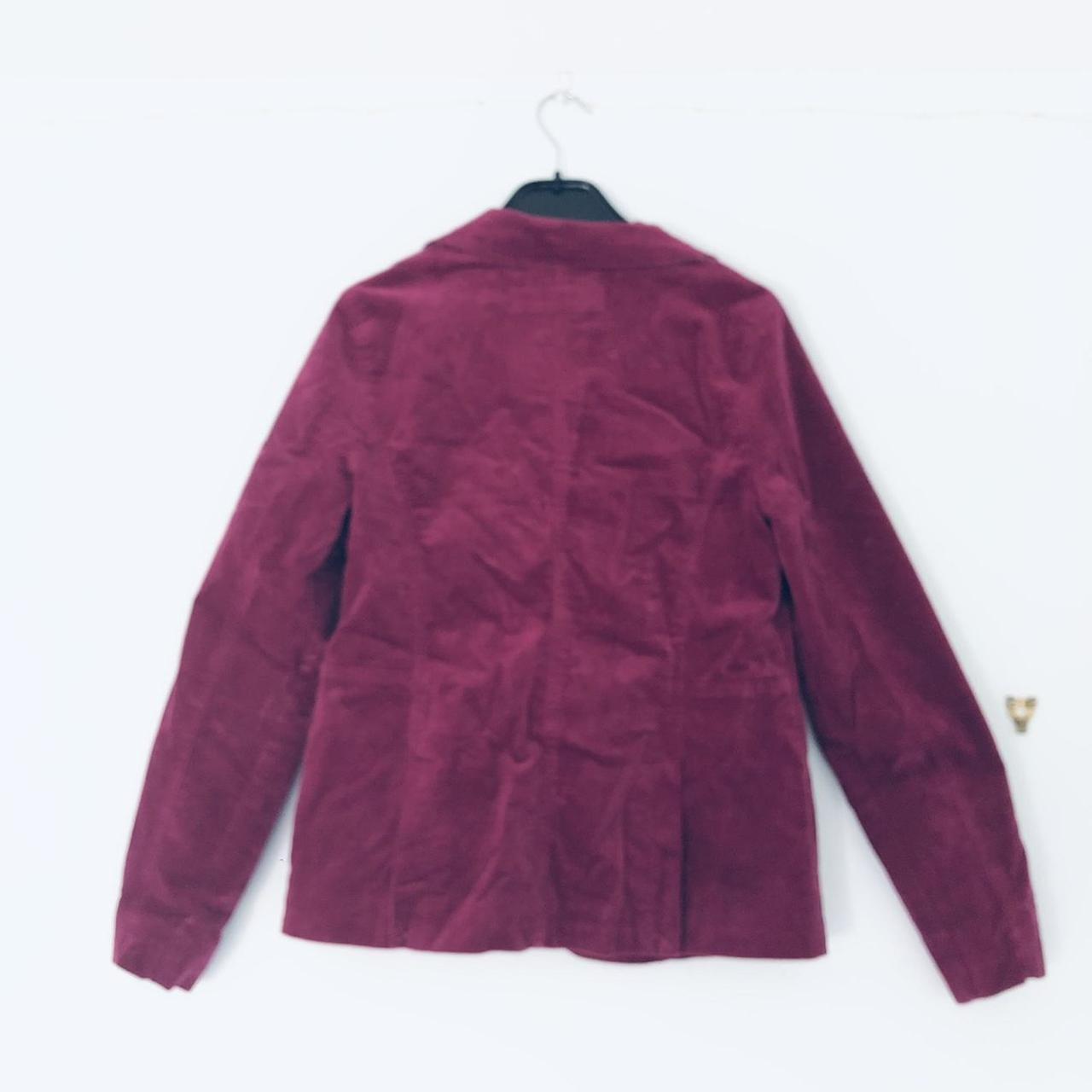 Purple suede blazer from White Stuff Button up It... - Depop