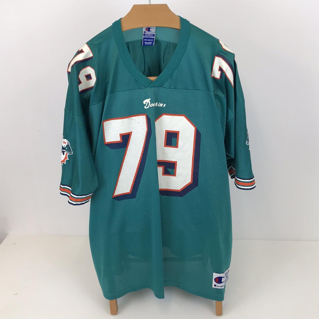 Vintage Miami Dolphins NFL American football jersey... - Depop