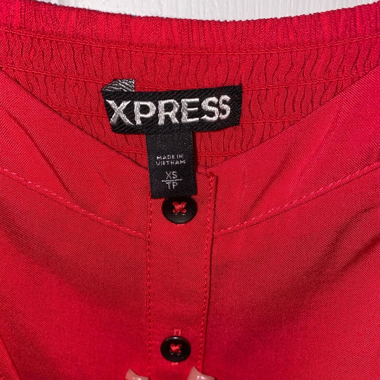 Red Express Mini Dress This summer dress from... - Depop