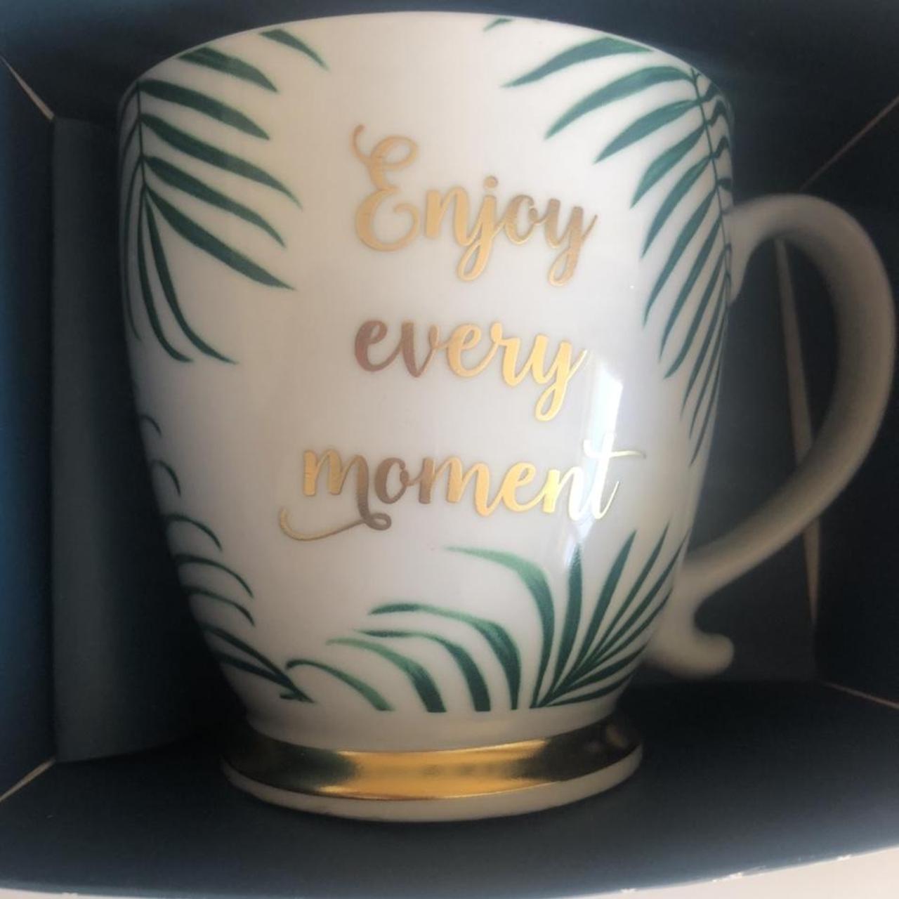 Mug factory, coffee, Tea ceramic mug, Enjoy every... - Depop