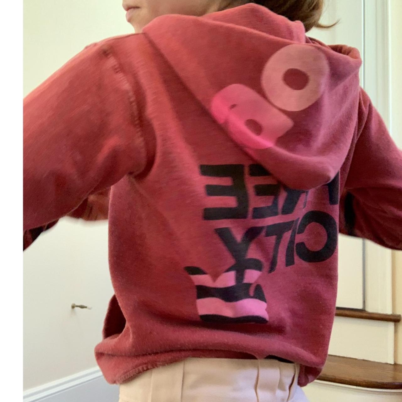 y2k free city zip up hoodie. lightly worn and great... - Depop