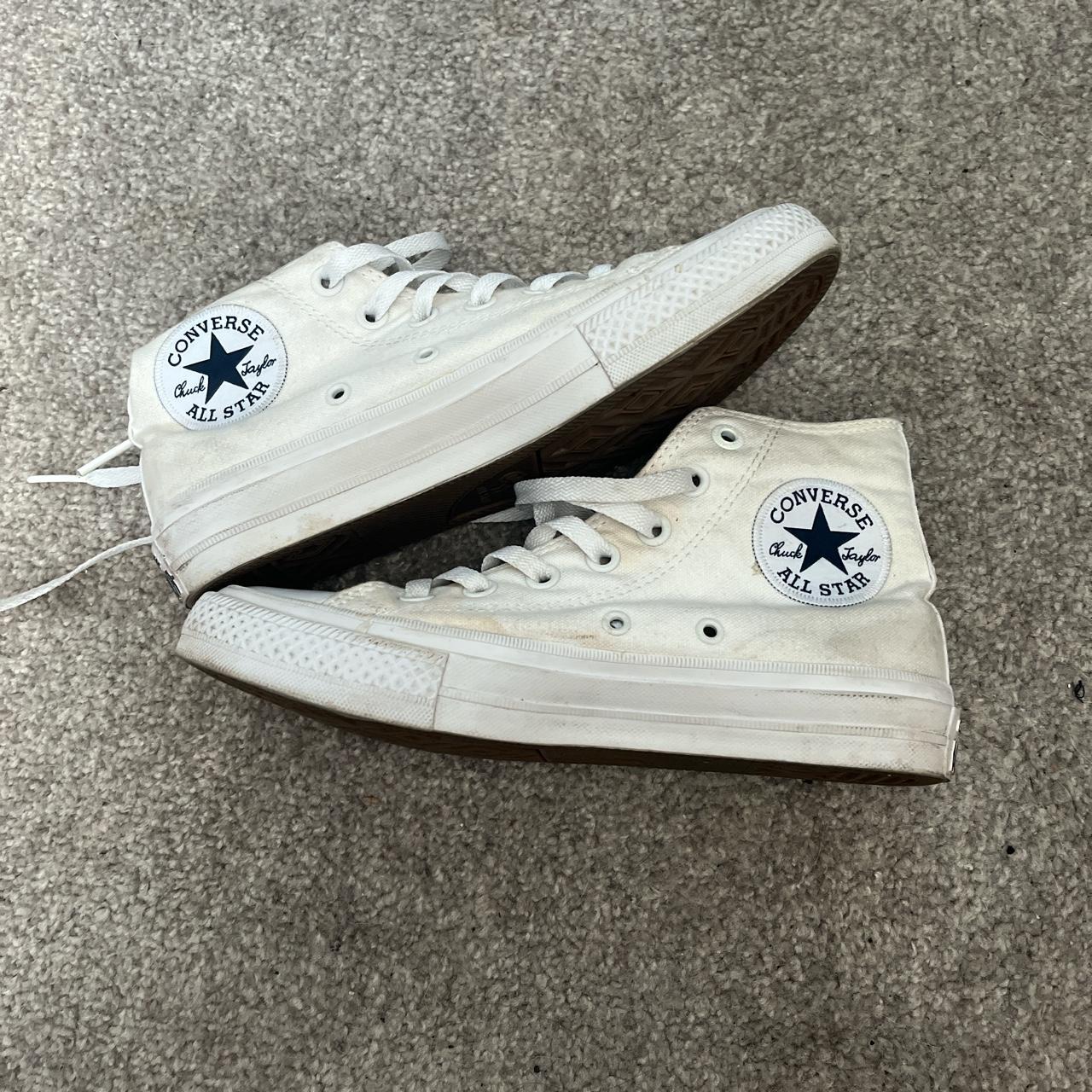 White converse need a good clean - Depop