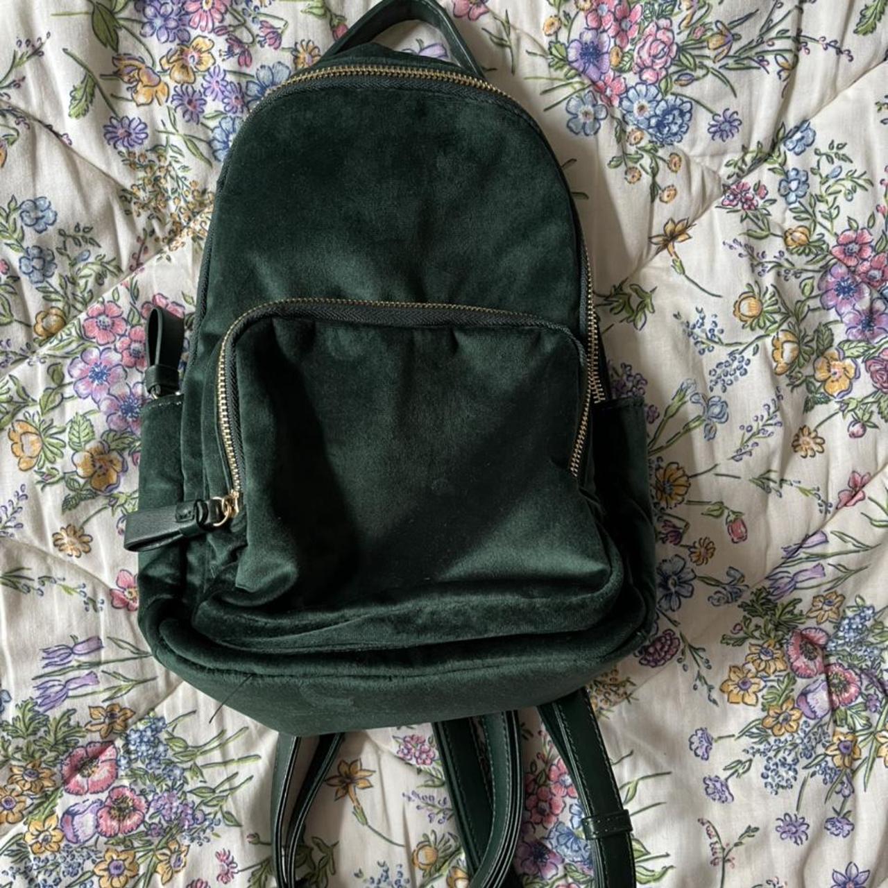 Green soft mini backpack! Dm with any questions!... - Depop
