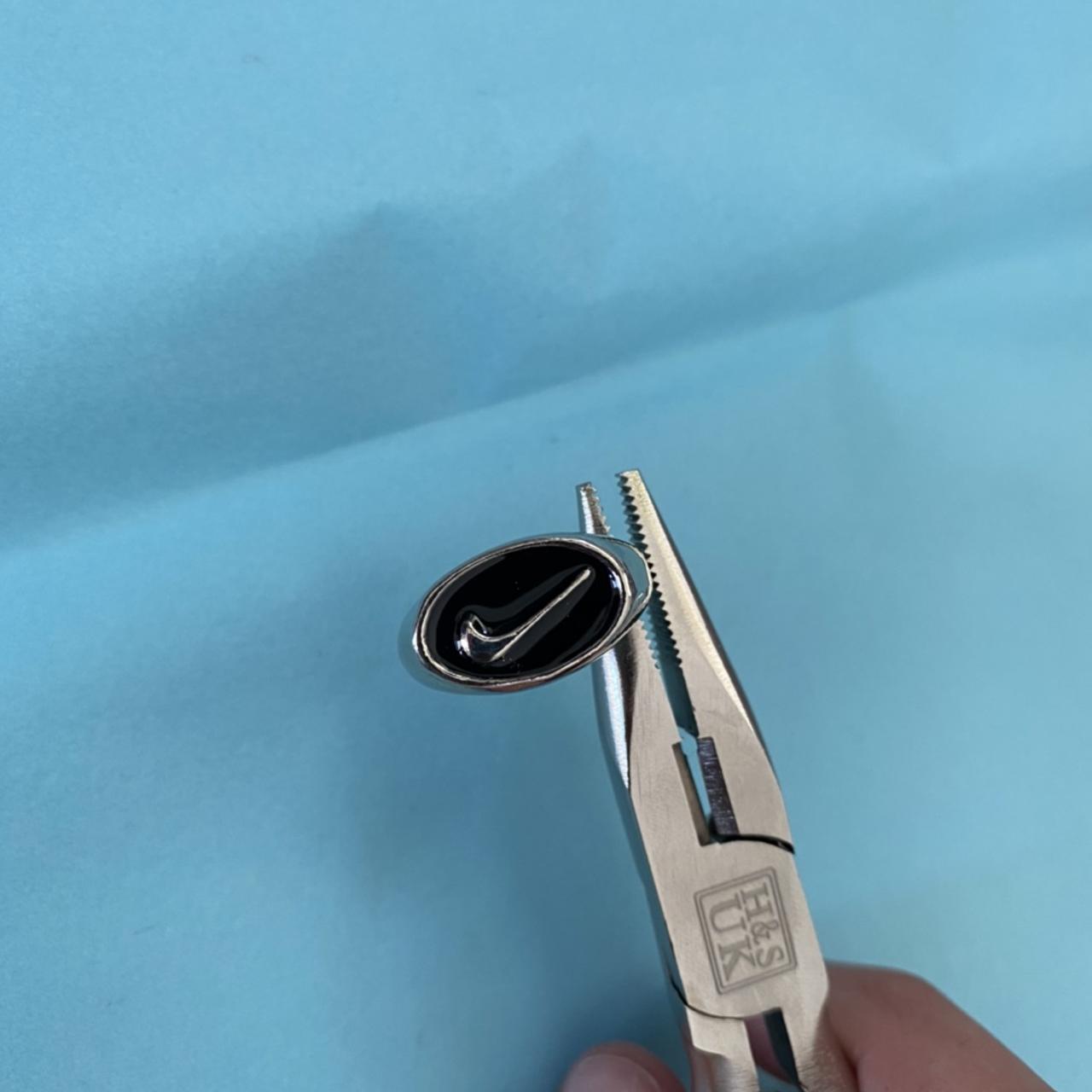 Mens / chunky tick swoosh ring Adjustable sizing... - Depop