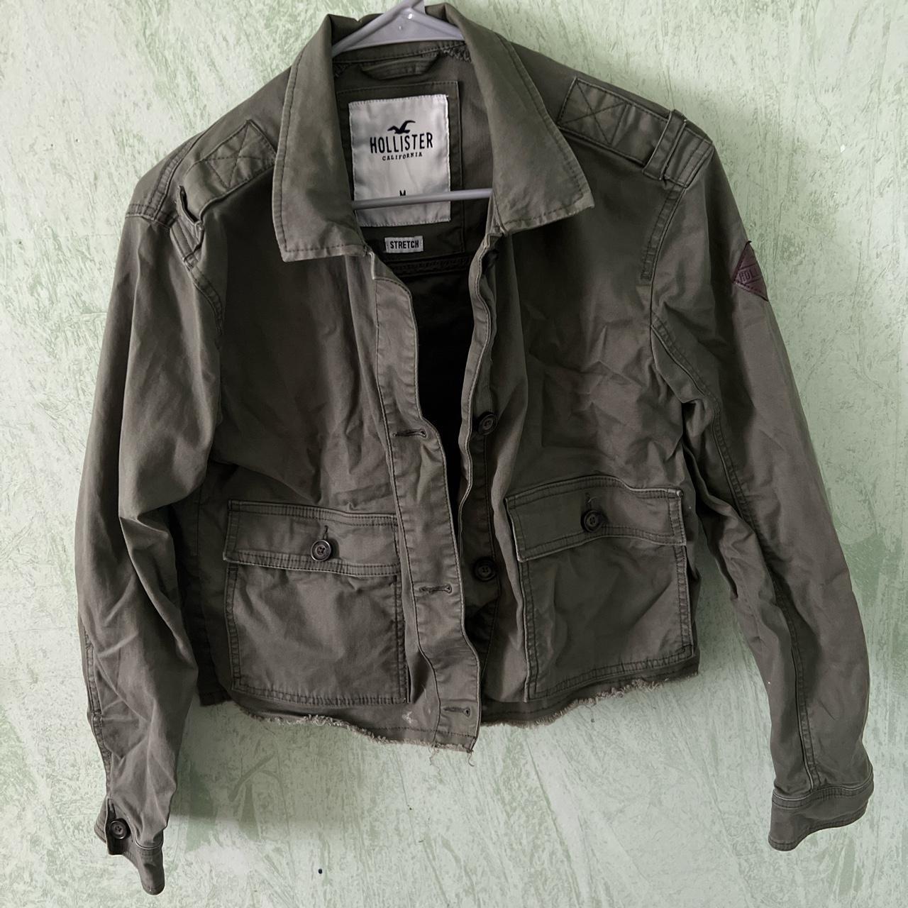 Hollister Co. Women's Green Jacket | Depop