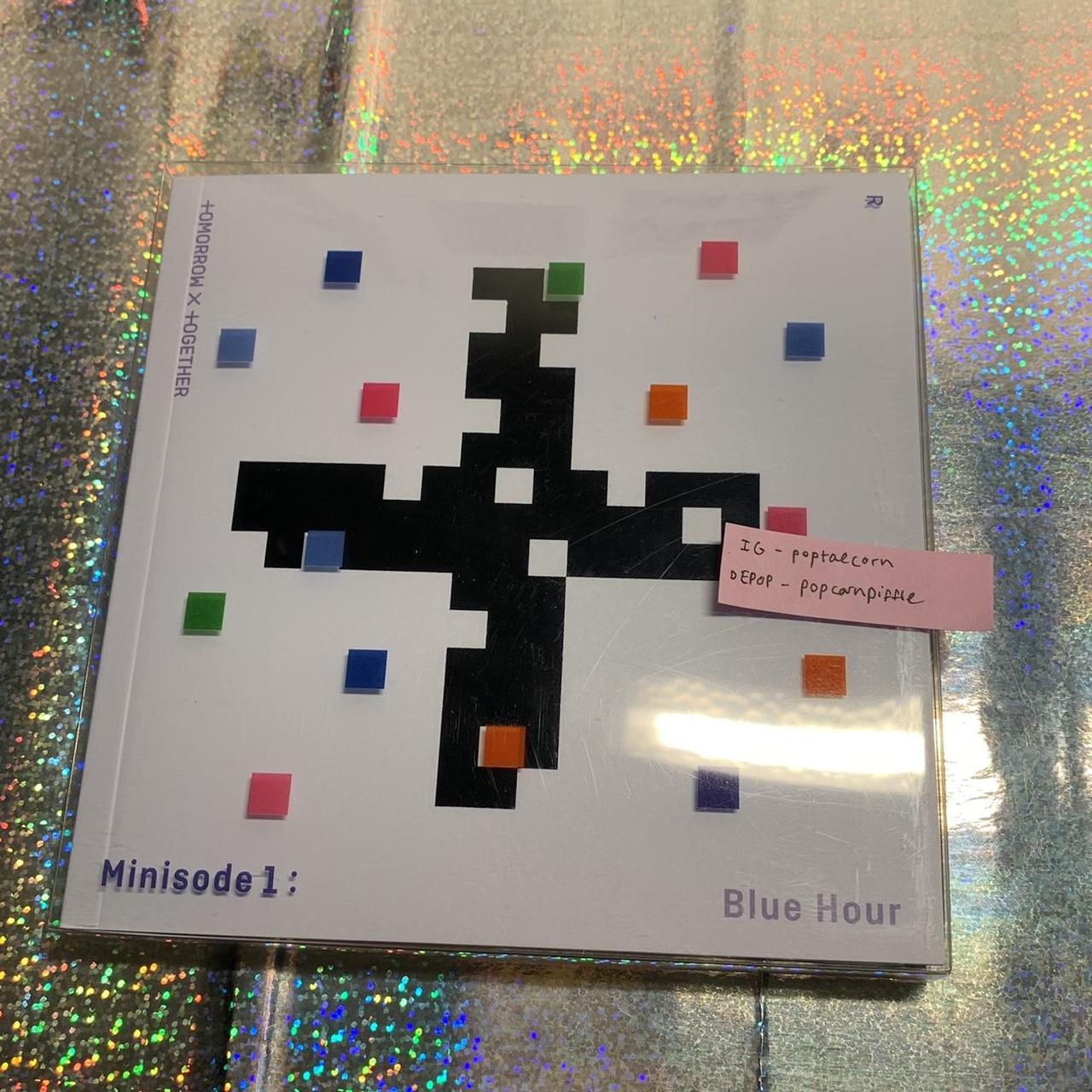 BLUE HOUR TXT ALBUM -comes with Kai postcard -free... - Depop