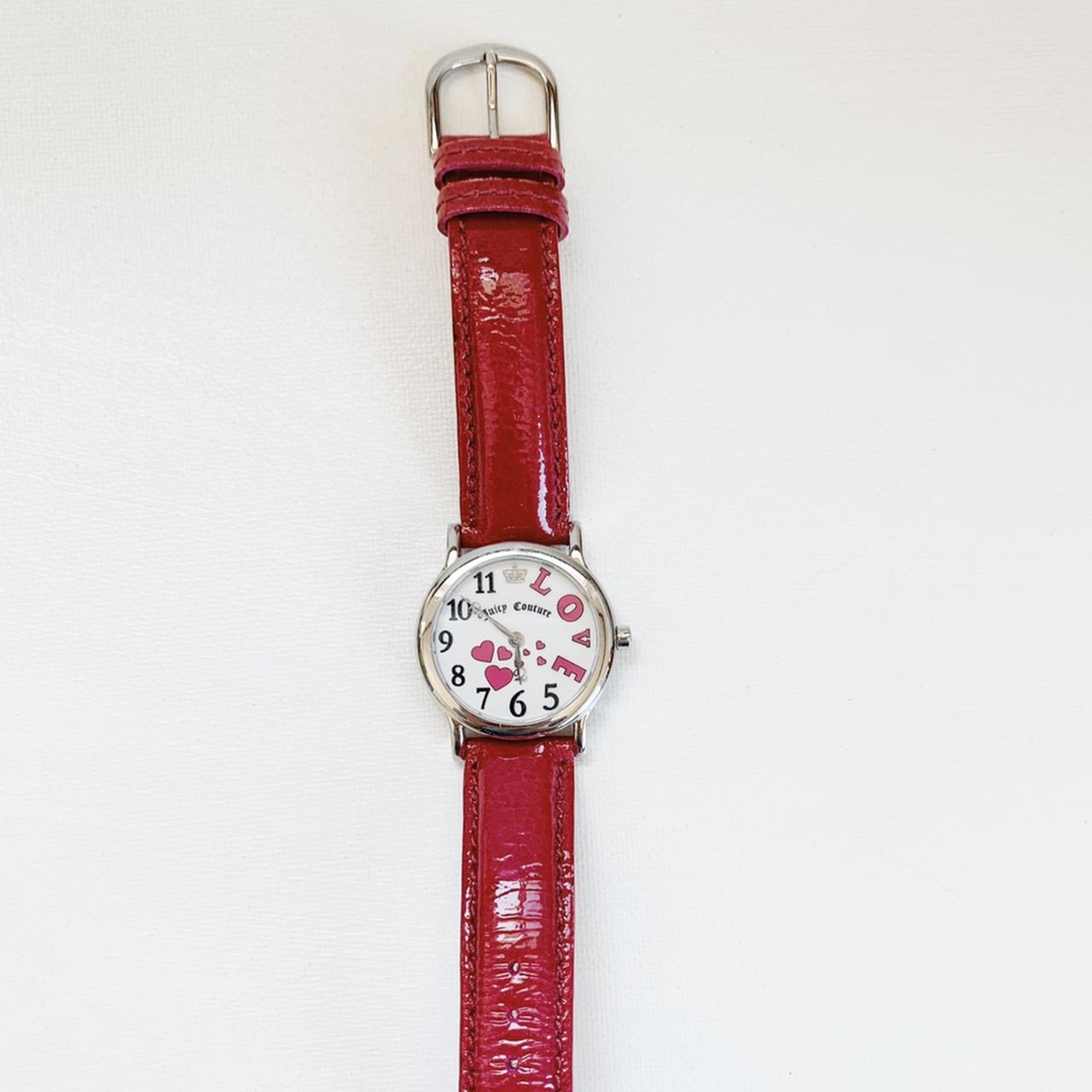 Juicy Couture Love Hot Pink Watch -stainless steel... - Depop