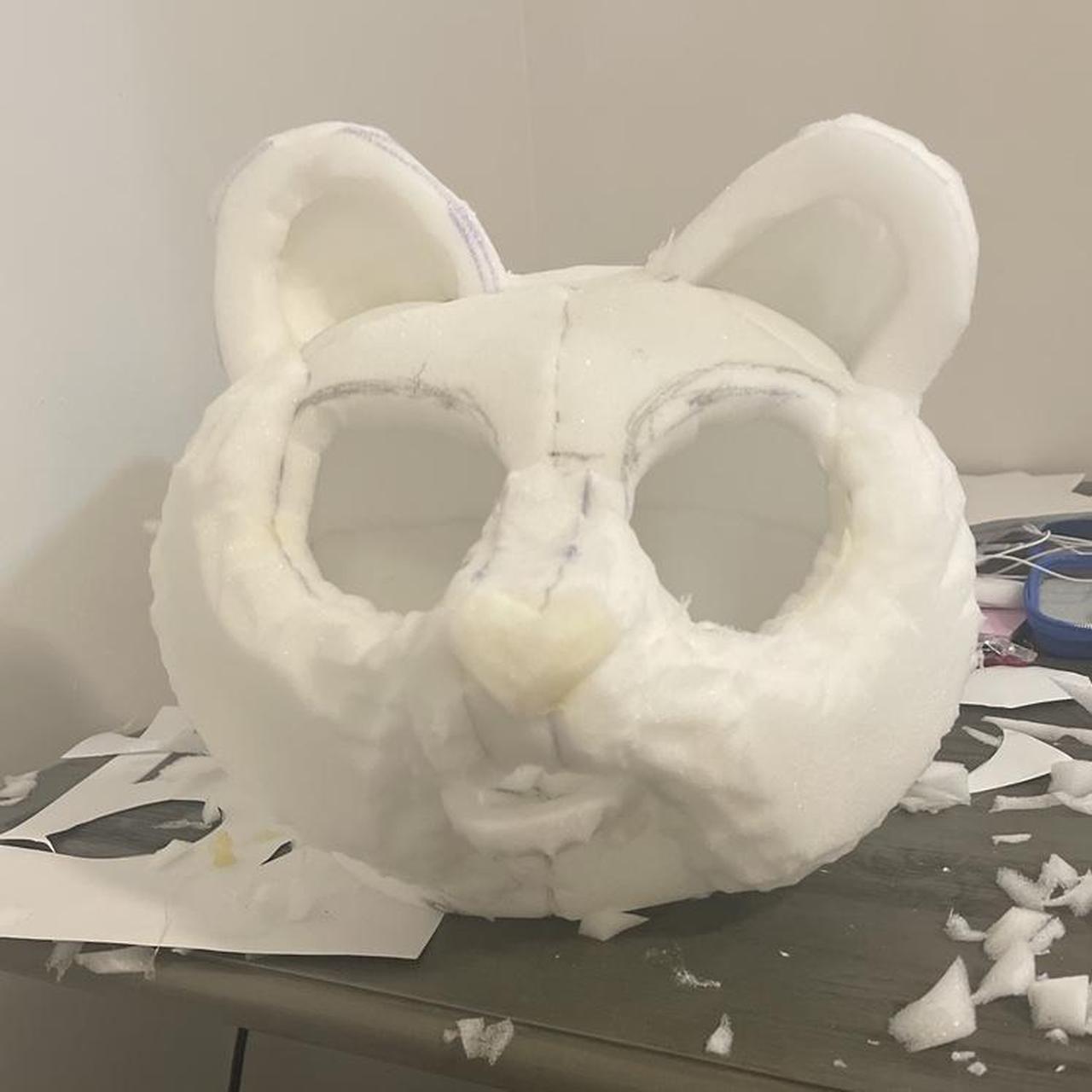 Custom kemono fursuit head bases now available for... - Depop