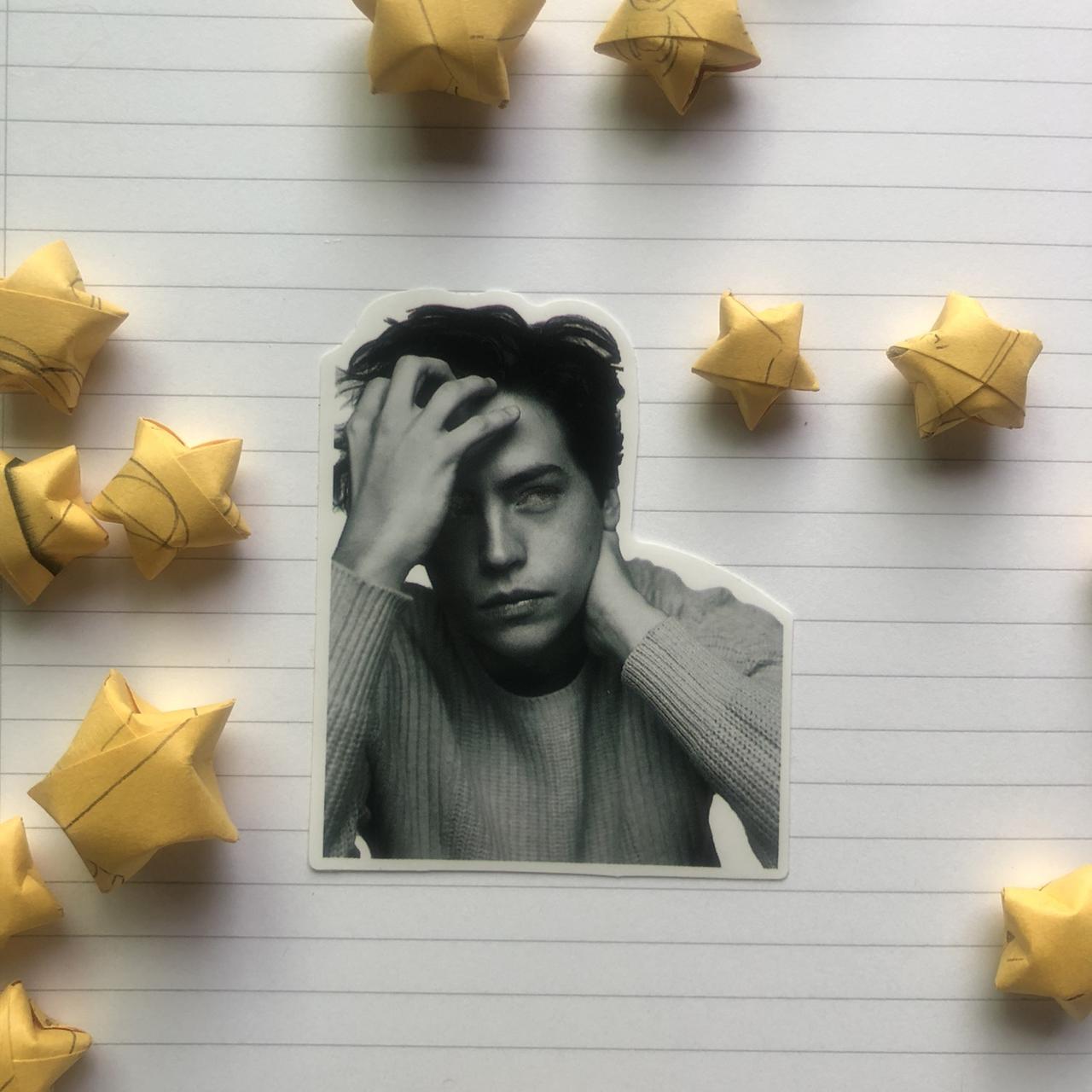 Grayscaled cole sprouse sticker! Free with other... - Depop