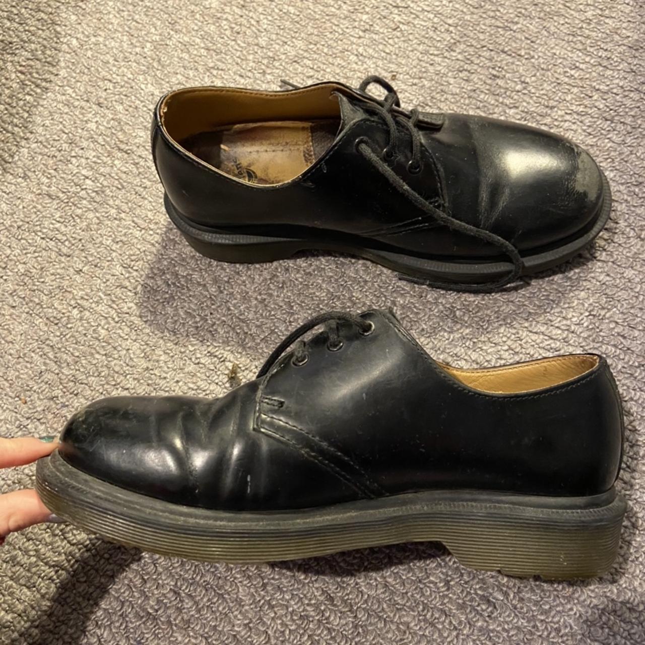 Real Dr Martens women’s lace up leather shoes RRP:... - Depop