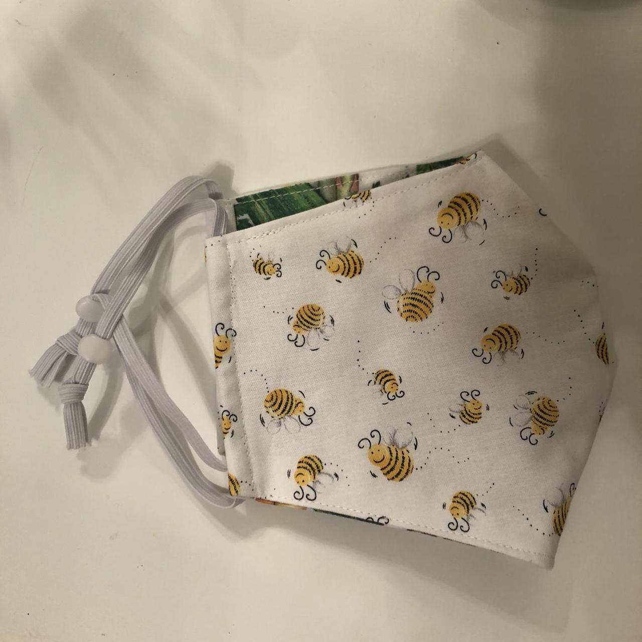 Bee mask 😷 never worn, brand new, handmade hand... - Depop