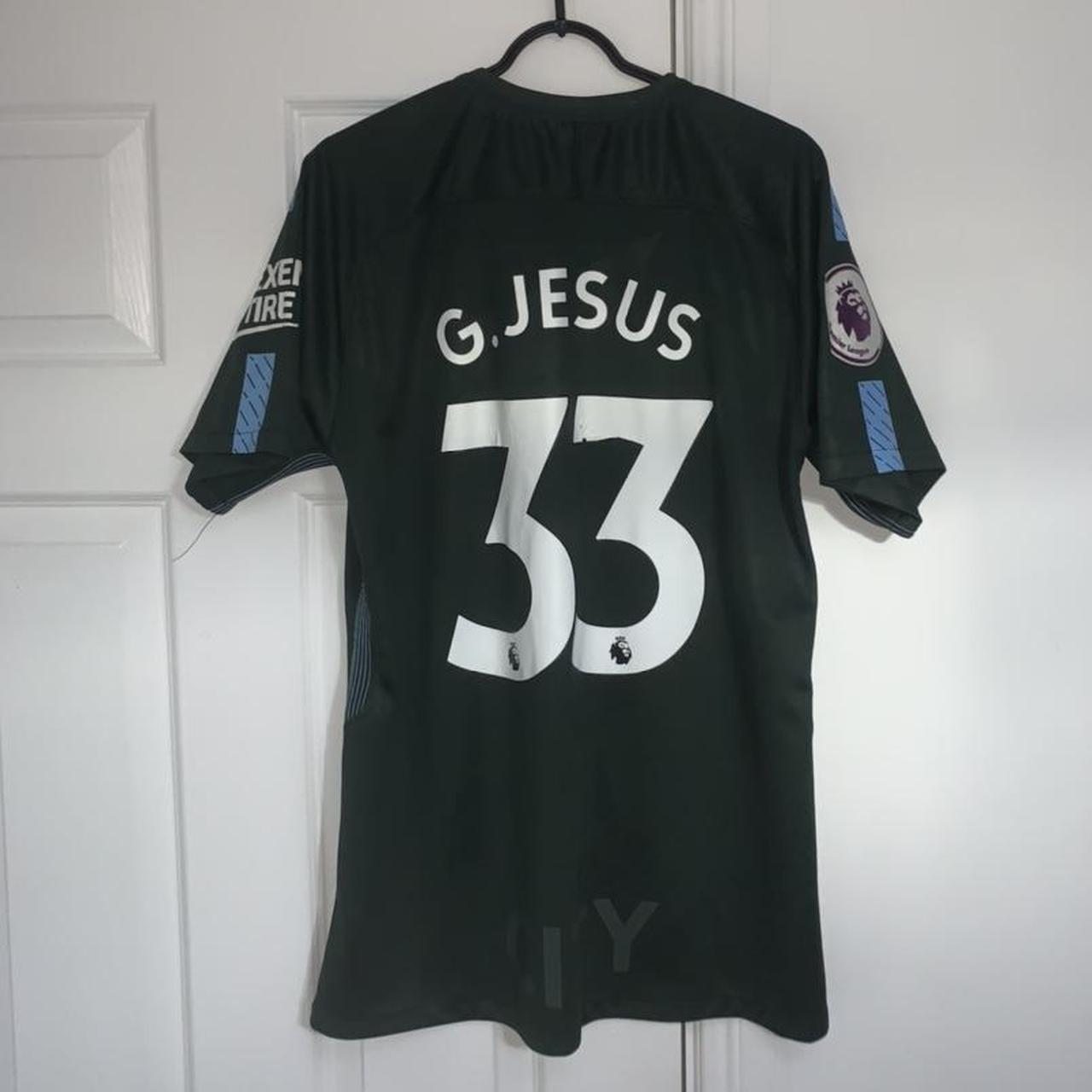 Man City 17-18 Gabriel Jesus number 33 Third... - Depop