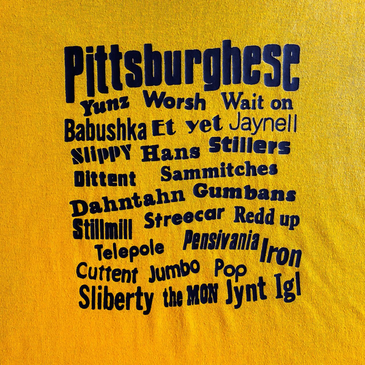 VINTAGE "PITTSBURGHESE" PITTSBURGH SLANG PHRASES... - Depop