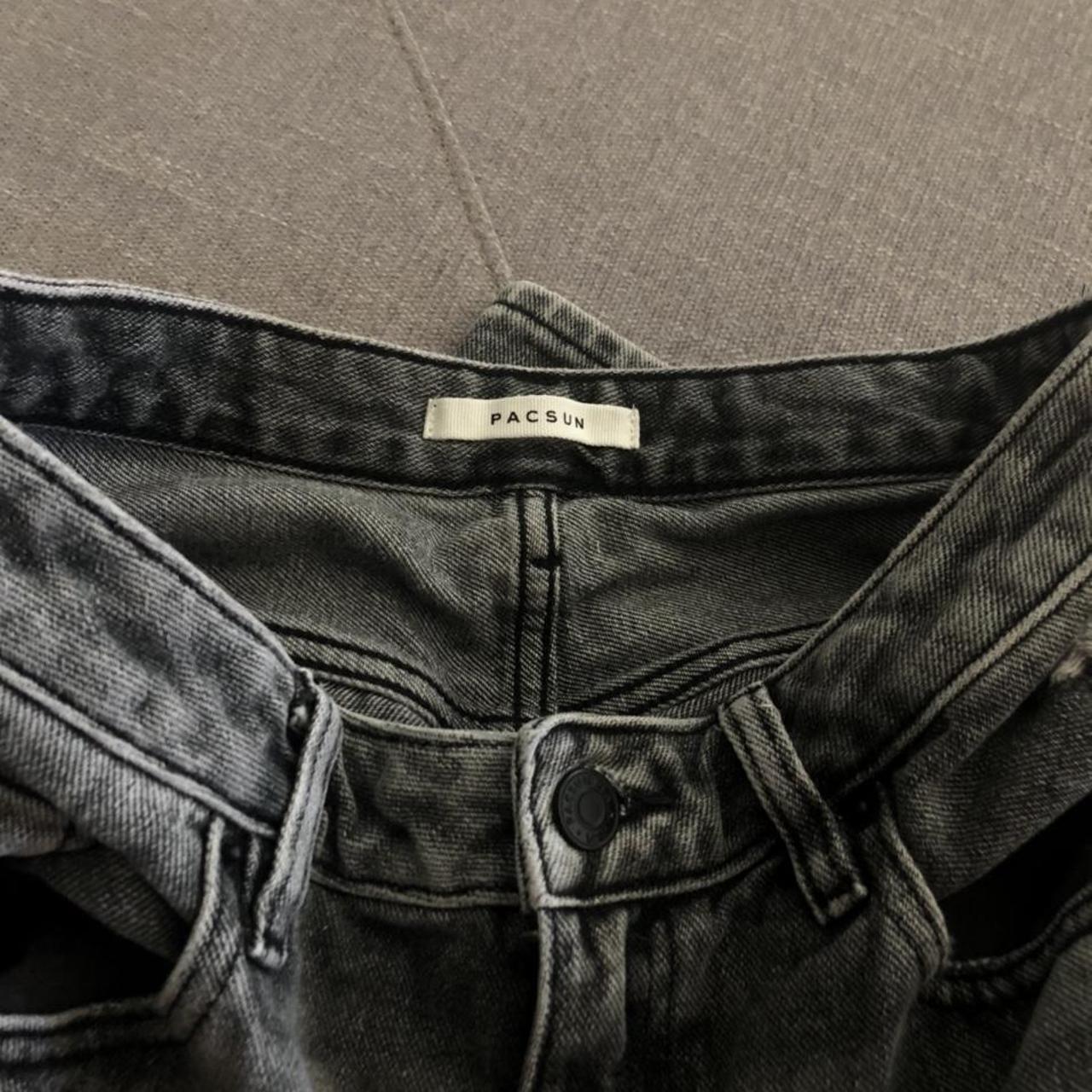 Women's Black and Grey Jeans | Depop