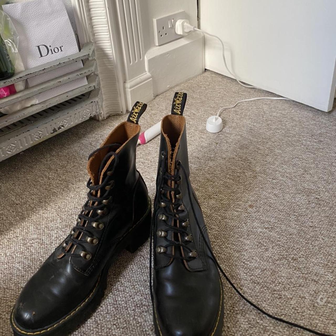 Dr. Marten boots. Doc marten leona boots for sale!... | Depop