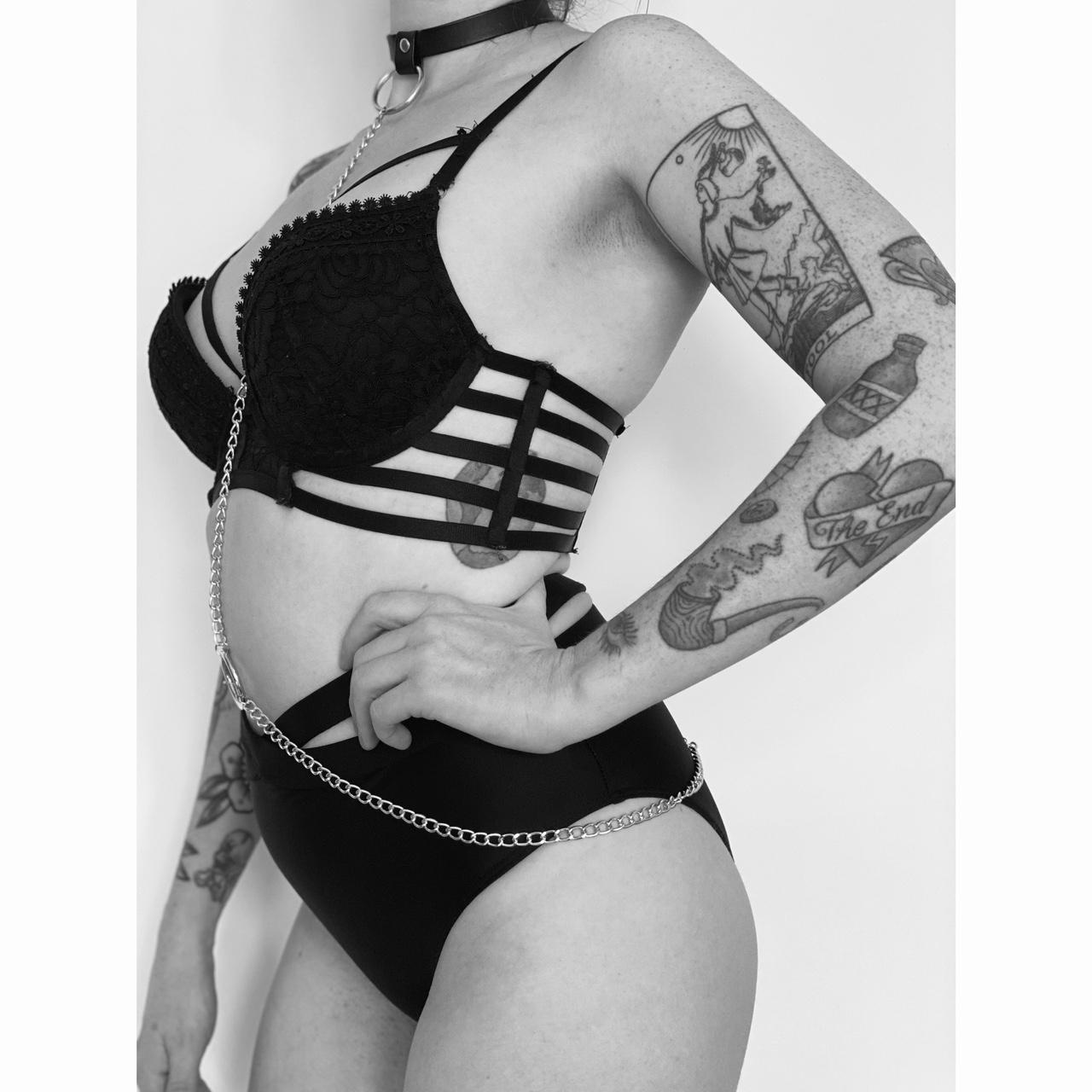 Sexy Body Chain Harness Gothic Chains Belly Female Depop