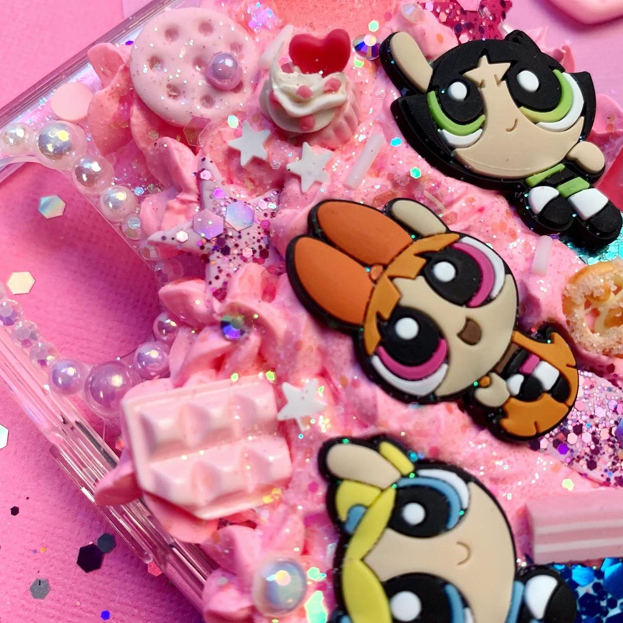 Powerpuff Girls Ice Cream Whip Kawaii Decoden Phone... - Depop