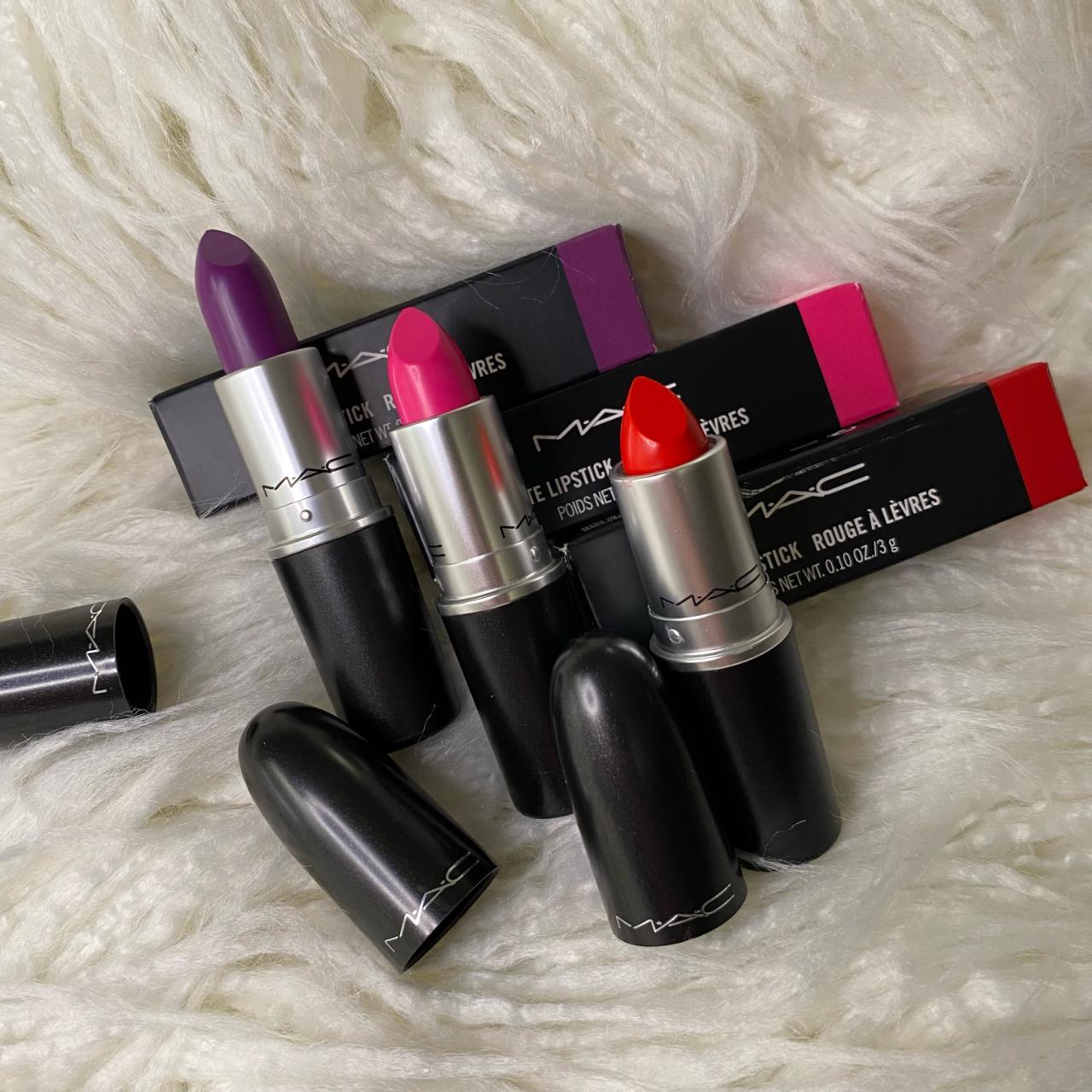 MAC Bold Matte Lipstick TRIO BUNDLE NEW, NEVER... - Depop