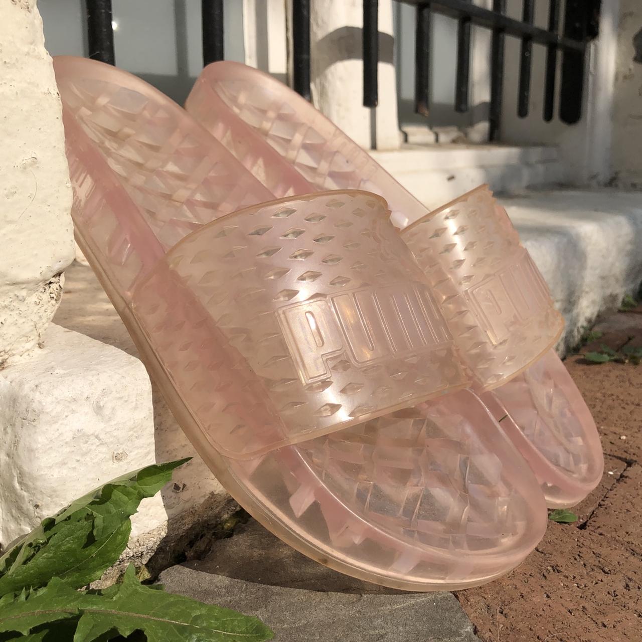 Puma Fenty Gel Slides sz9 Worn once. My foot is way... - Depop