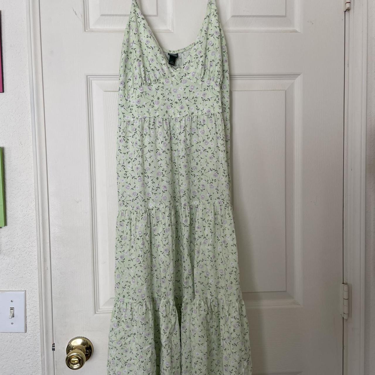 Wild Fable floral print midi dress from Target in... - Depop