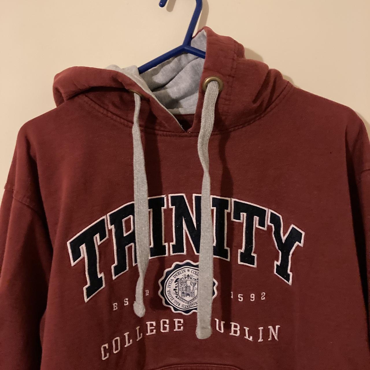 Vintage Trinity College Dublin Hoodie - label says L... - Depop