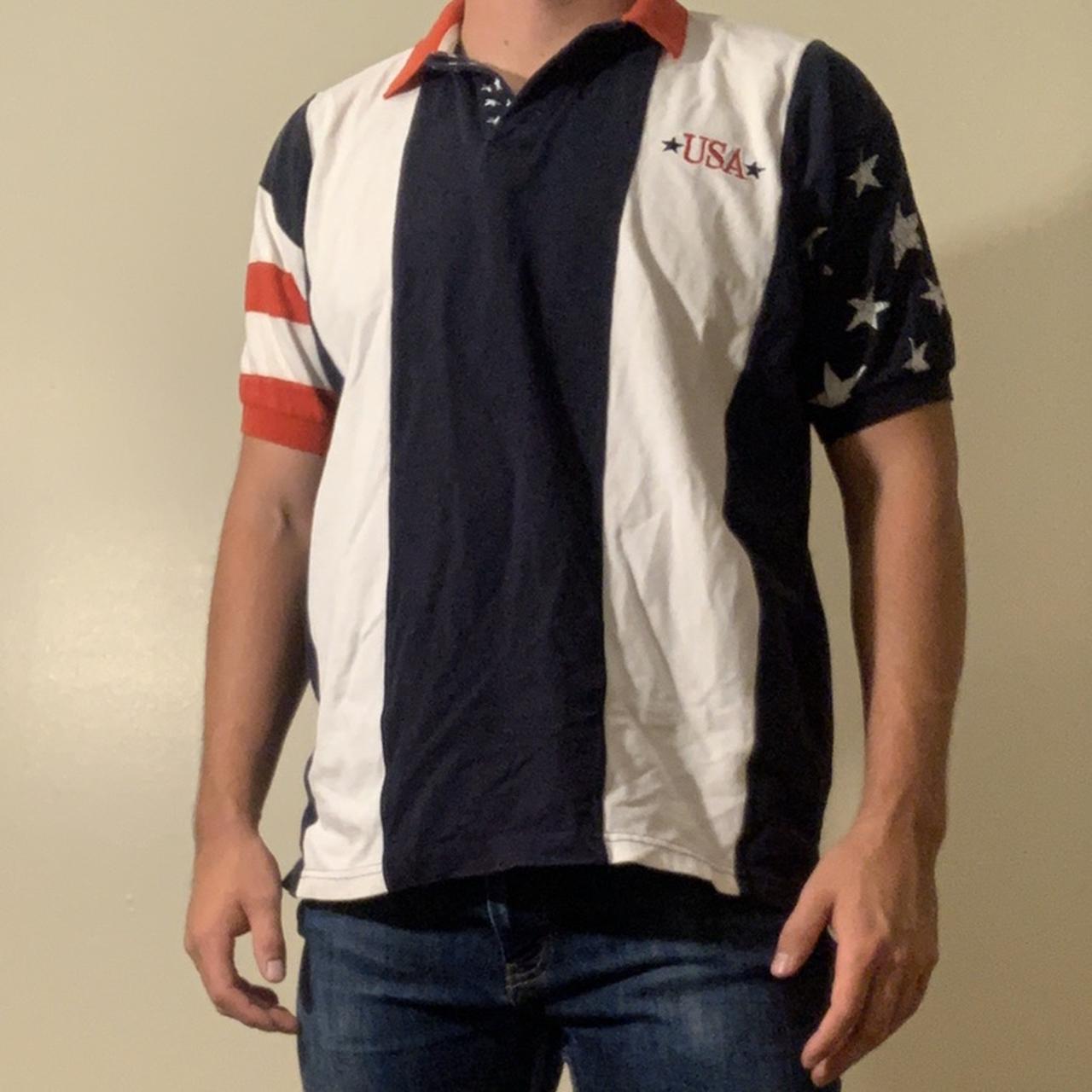 USA polo, takes a fun twist and puts stars on one... - Depop