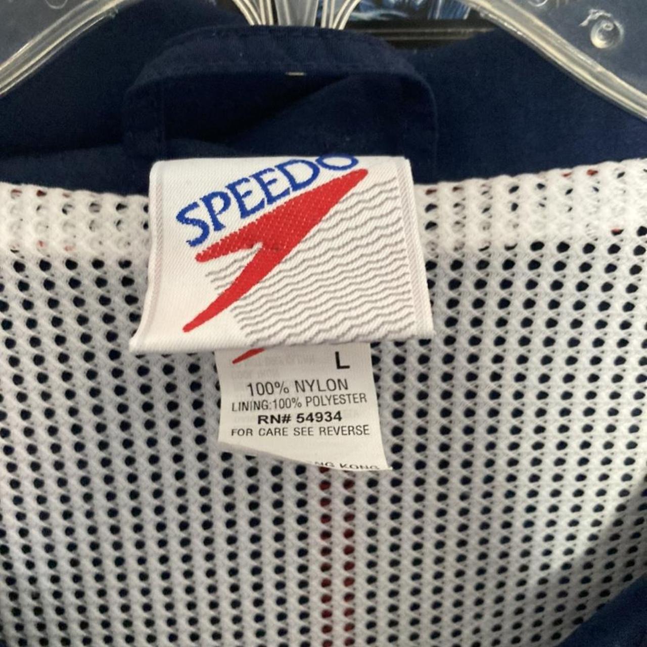 Vintage 90’s Speedo Windbreaker / Jacket. Features a... - Depop
