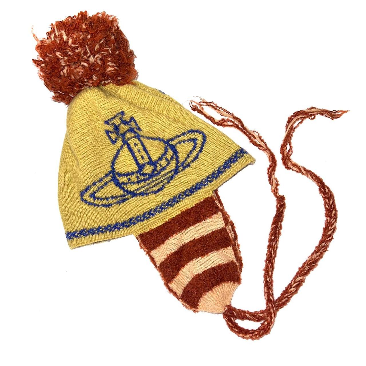 vivienne westwood NANA wool knit orb hat 🧚🏻‍♀️ highest... - Depop