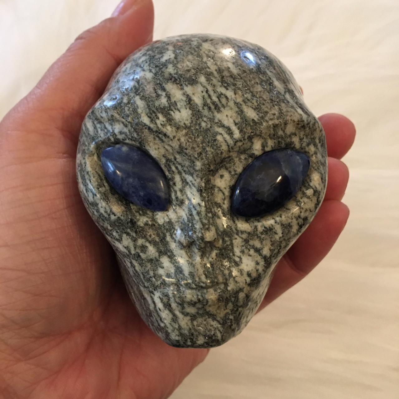 Healing Crystal Alien Head Star Being This Custom... | Depop