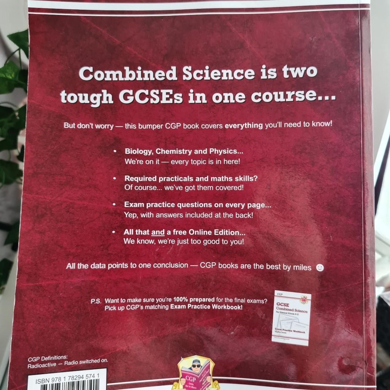 GCSE combined science revision guide Higher level... - Depop